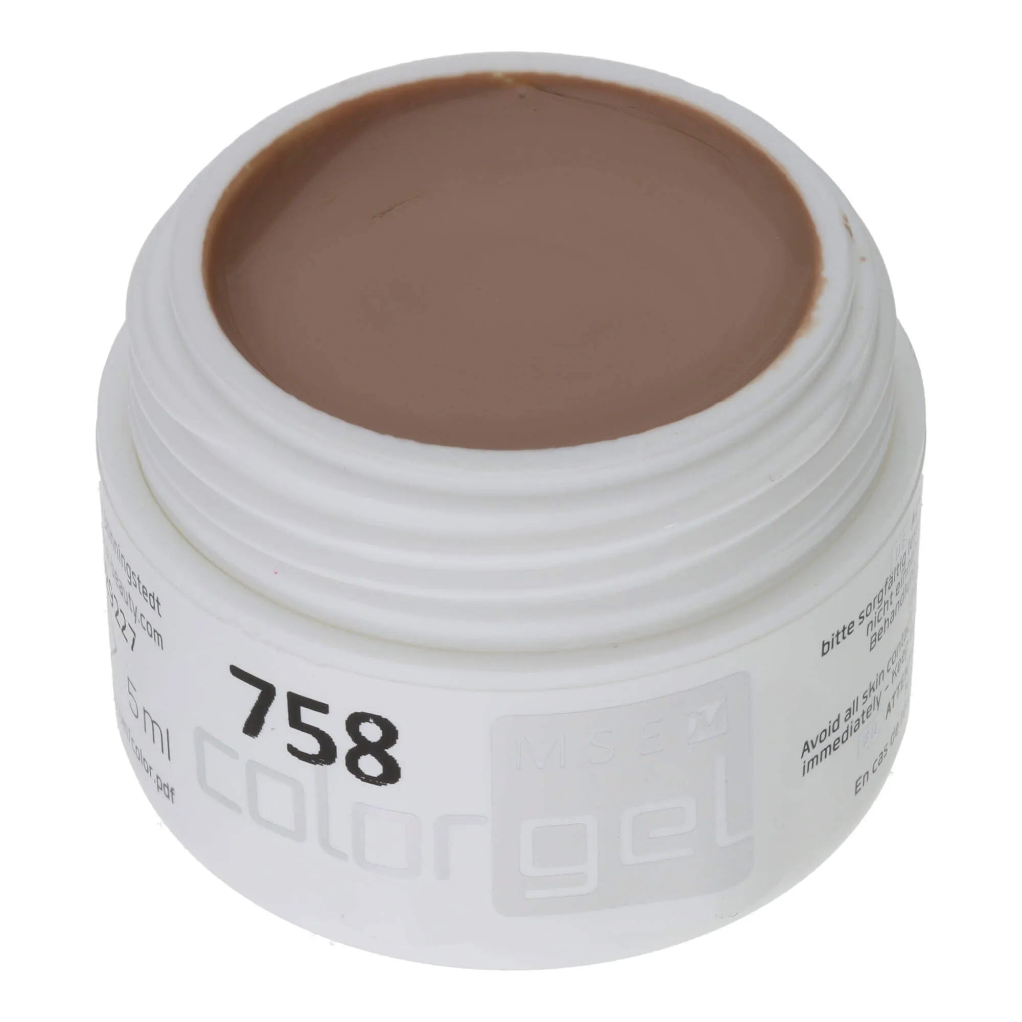 # 758 Premium-PURE Color Gel 5ml Beige – MSE - The Beauty Company